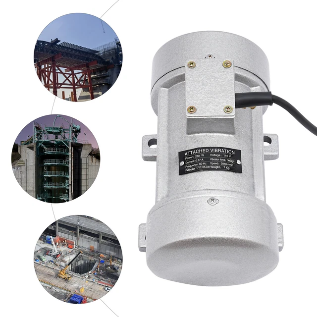HEAVY DUTY CONCRETE Vibrator Motor 280W Cement Vibration Mixing Machine ...