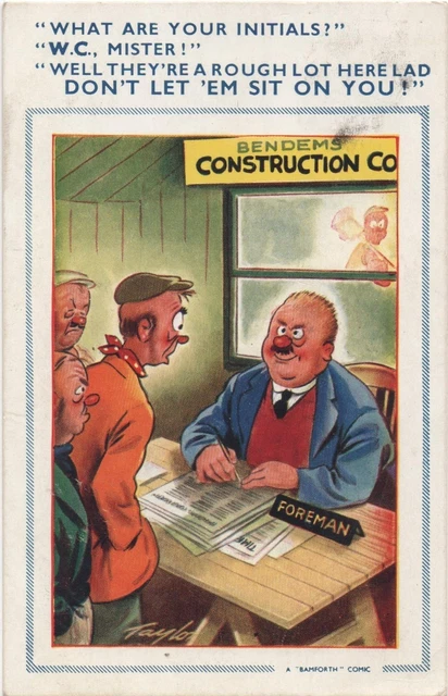 POSTCARD COMIC BAMFORTH COMIC Series No 1215 ( Brown triangle) EUR 3,99 ...