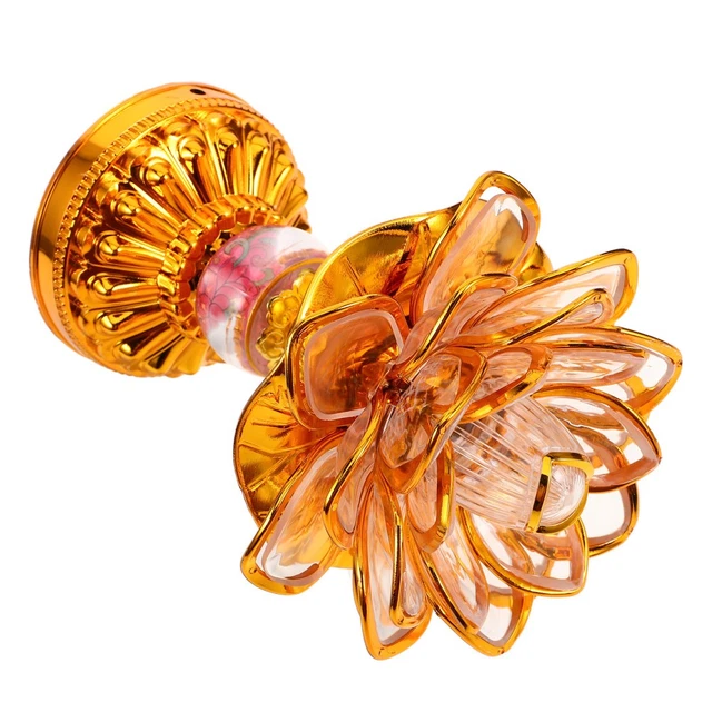 OFFICE DECORATION COLOR Changing Light Flower Lamp for Buddhist ...