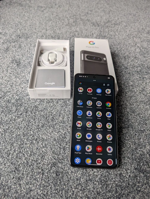 GOOGLE PIXEL 8 Pro 256GB Obsidian Unlocked £250.28 - PicClick UK