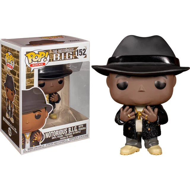 NOTORIOUS B.I.G NOTORIOUS B. I. G. en Noir Costume Fedora Pop! Vinyle ...