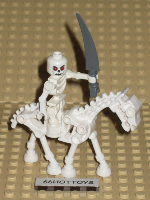 LEGO CASTLE SKELETON Warrior & Cavallo Scheletrico Minifigure Nuovo EUR ...