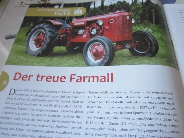 IHC VERGASERSCHLEPPER, FG/FS, IHC Dieselschlepper DF 25 Traktor Archiv ...