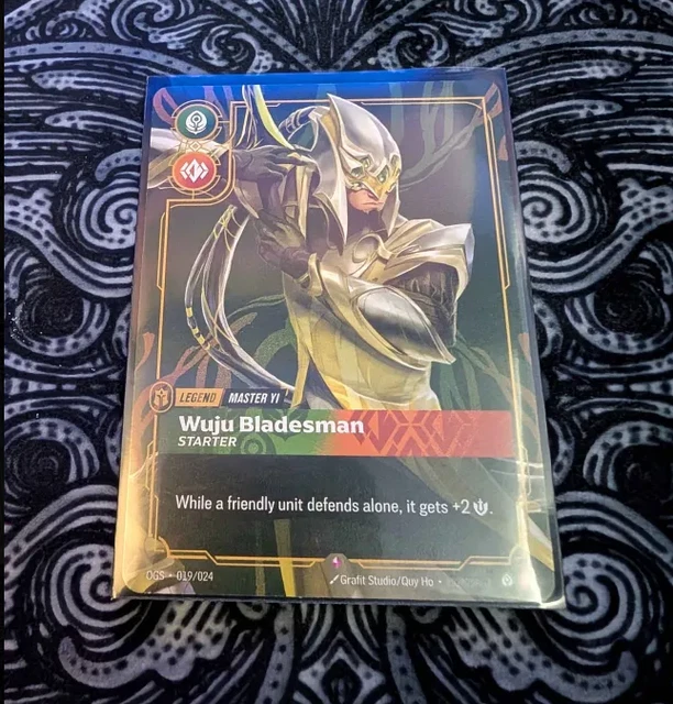 RIFTBOUND WUJU BLADESMAN Master Yi OGS 019/024 £20.43 - PicClick UK