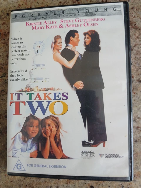 IT TAKES TWO DVD, 1995 Family Mary-Kate & Ashley Olsen, Kirstie Alley ...