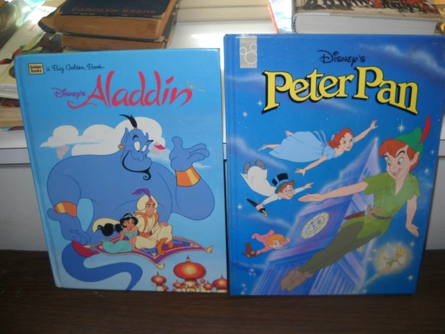 4 CHILDRENS DISNEY Storybooks Lot~Monster's Inc, Peter Pan, Mermaid ...
