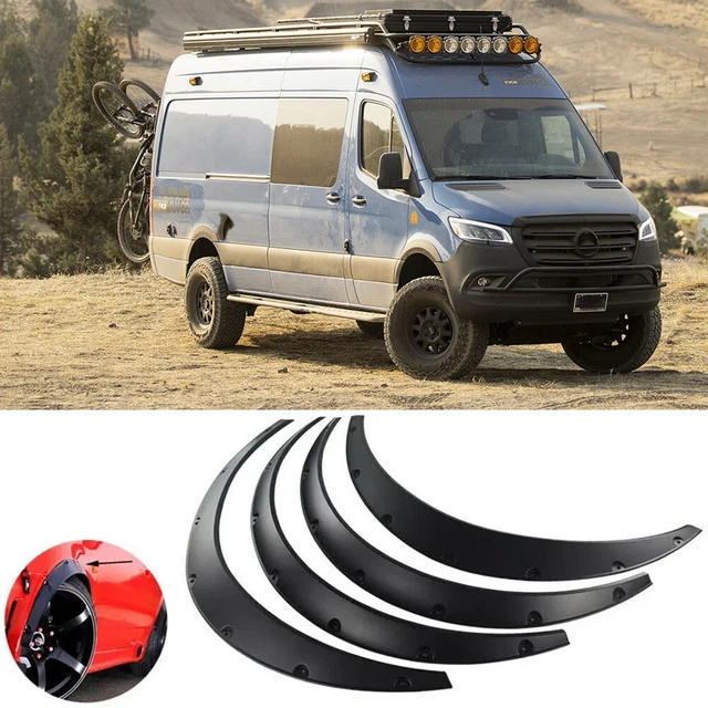 4* 3.5& FENDER Flare Extra Wide Wheel Arch Body Kits For Mercedes-Benz ...
