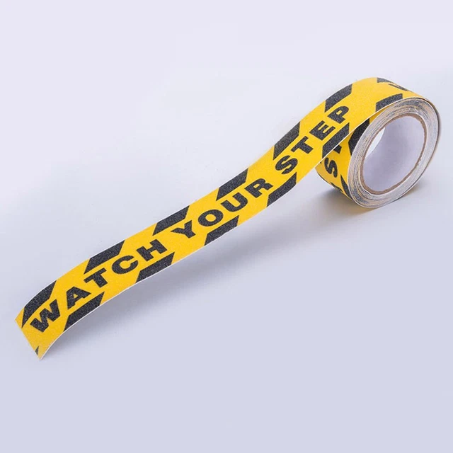 FLOOR TAPE HAZARDS-CAUTION Hazards Warning Tape Identification Tape £9. ...