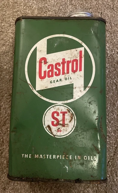 VINTAGE CASTROL GEAR Oil Tin Collectors Tin Can St 90 1 Quart Tin Only ...