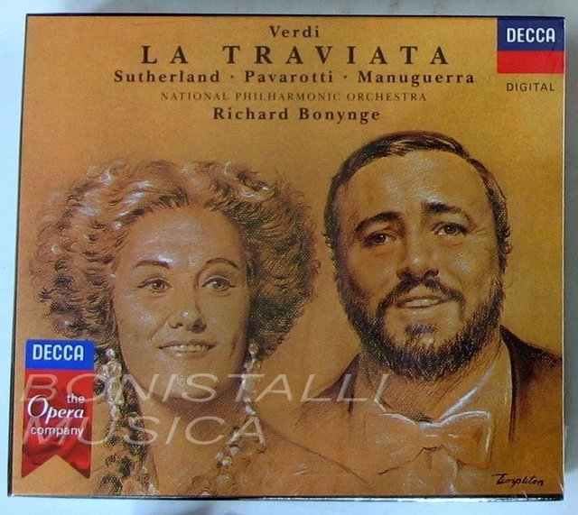 LA TRAVIATA - SUTHERLAND, PAVAROTTI, MANUGUERRA - BONYNGE - 2 CD Sealed EUR 36,99 - PicClick FR