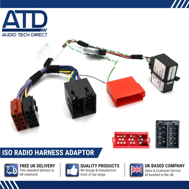 RADIO ADAPTER CABLE ISO For Porsche Boxster 987 Cayman 987 CANbus ...