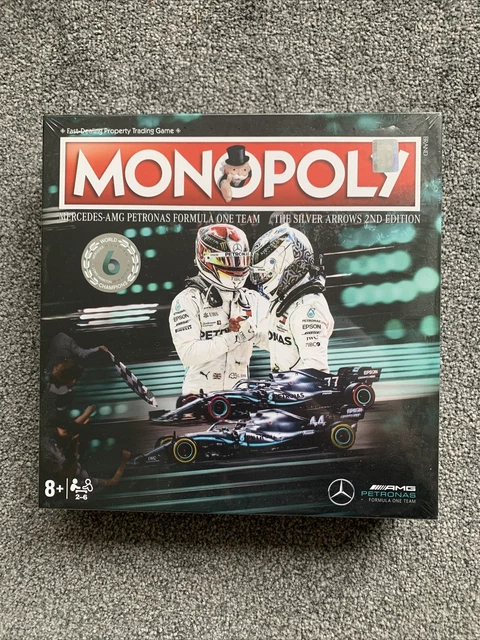 MONOPOLY MERCEDES AMG Petronas Formula One Team Silver Arrows 2nd ...