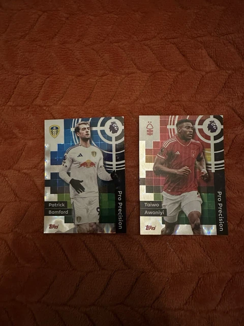 TOPPS 2026 PREMIER League Pro Precision Bamford + Awoniyi £1.16 ...