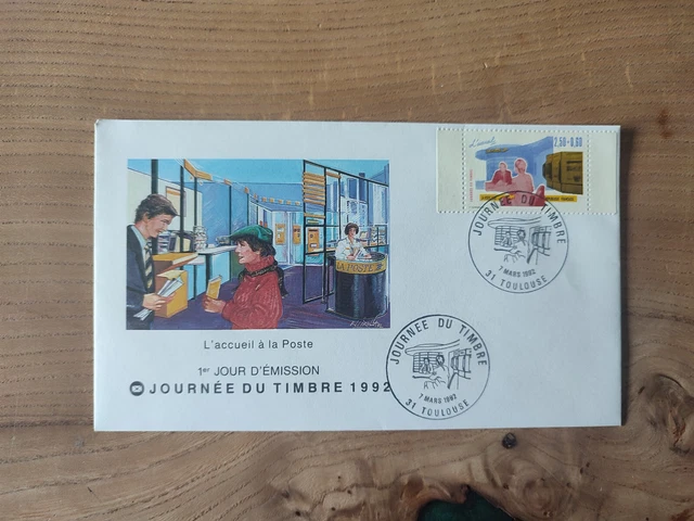 ENVELOPPE PREMIER JOUR - 1992 Journée du Timbre EUR 2,00 - PicClick FR