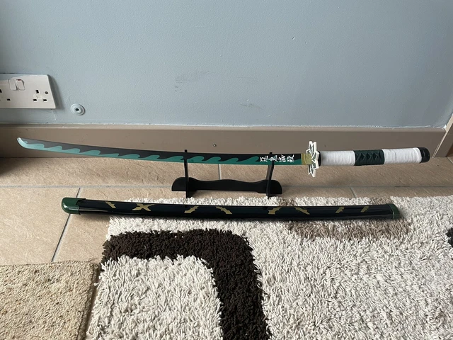 KIMETSU NO YAIBA Demon Slayer Sword Metal Anime Replica Sanemi Wind ...