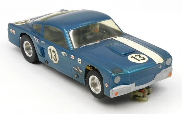 MONOGRAM FORD MUSTANG Gt 350 1966 slot car 1:24 Made IN USA Cox Era ...