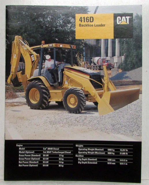 2001 CATERPILLAR 416D Backhoe Loader Specifications Construction Sales ...