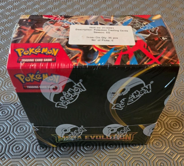 POKEMON TCG MEGA Evolutions Booster Box - 36 packs - New sealed box £ ...