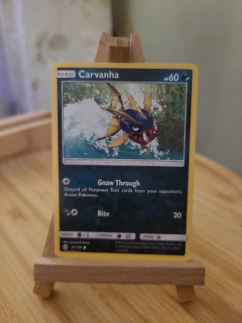 POKÉMON TRADING CARD Game Carvanha Sun And Moon Base Set Card #81/149 ...