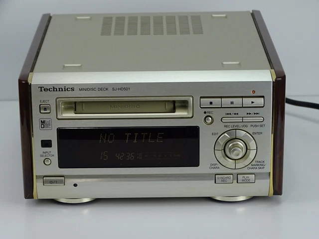 TECHNICS SJ-HD501 DECK Minidisc Servito Leggenda Eccellente EUR 349,00 ...