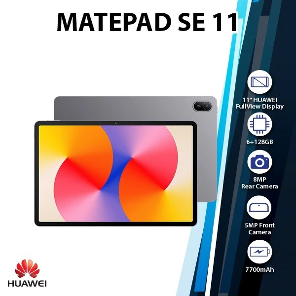 NEW HUAWEI MATEPAD SE 11” HarmonyOS PC Tablet (Wi-Fi Ver./6GB+128GB ...