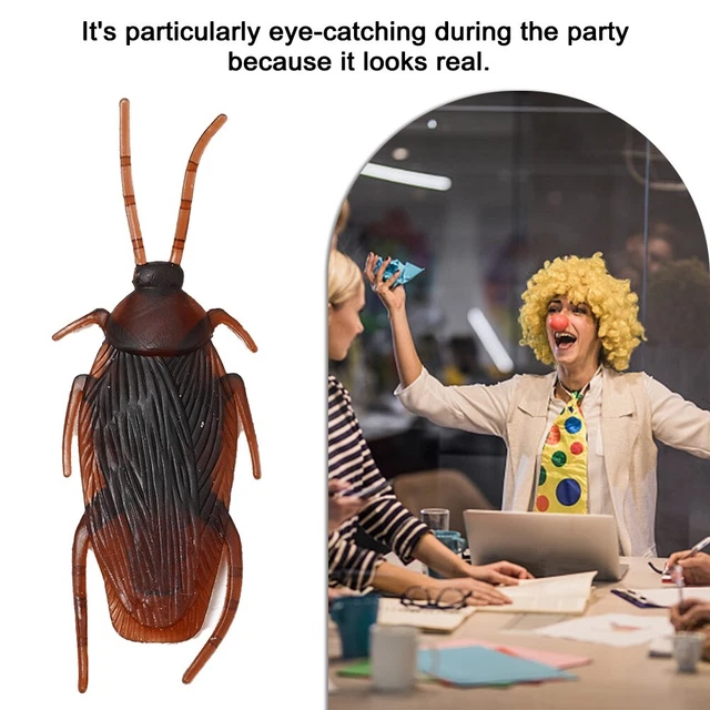 PRANK-COCKROACHES JOKE COCKROACH Bug Funny Prank Fake Cockroaches Toy ...