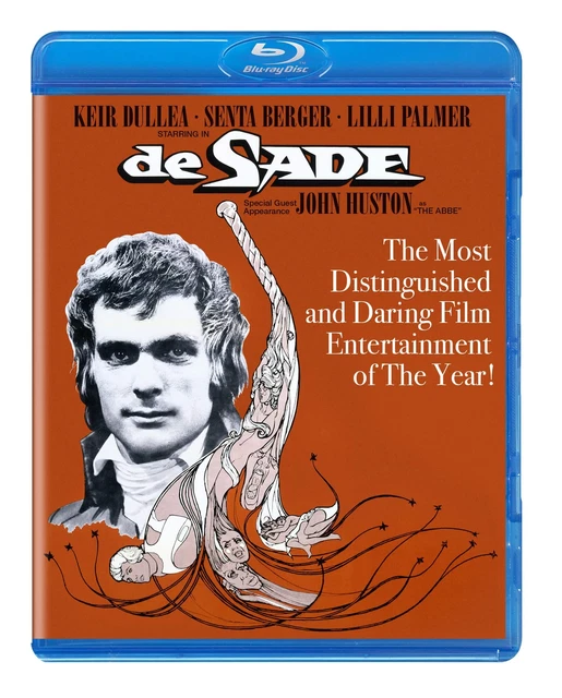 DE SADE (BLU-RAY) Keir Dullea Senta Berger Lilli Palmer John Huston ...