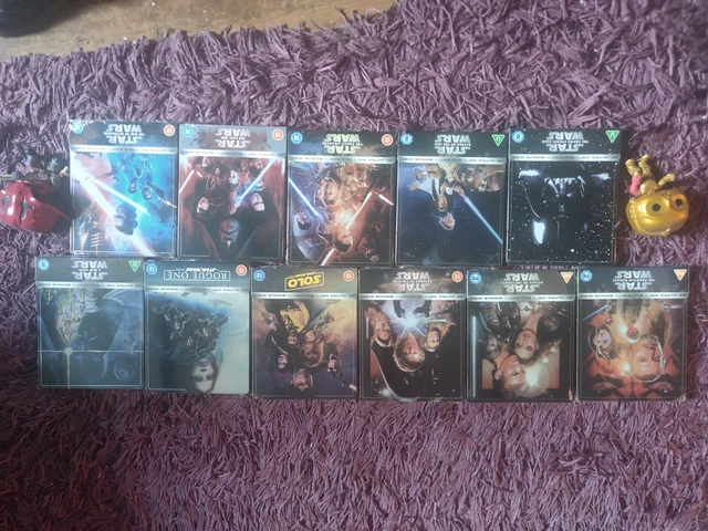 STAR WARS 4K Steelbook complete collection set of all 11 films brand ...