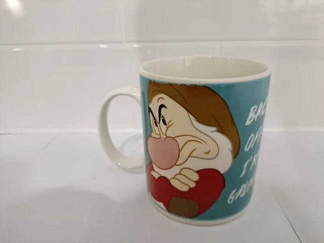 DISNEY'S SNOW WHITE and the Seven Dwarfs - Back off I'm Grumpy Mug ...