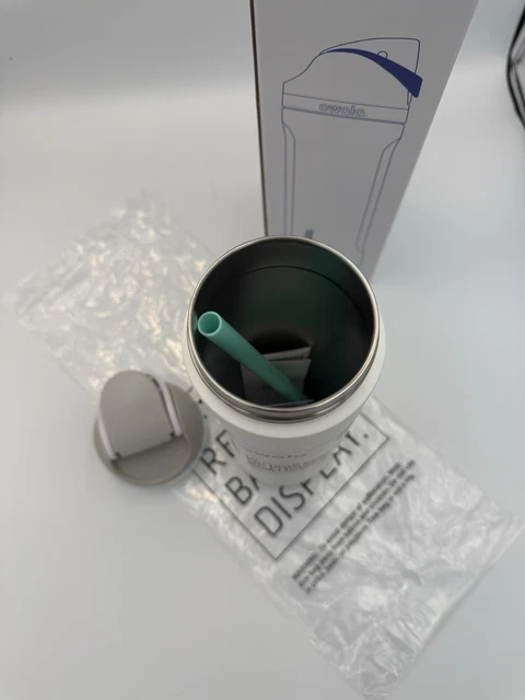 OWALA FREESIP SHY Marshmallow 24oz Water Bottle Insulated Stainless ...