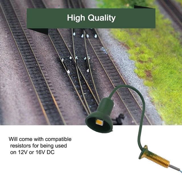 KIT D' CLAIRAGE MURAL de rue mod le O Gauge DEL 8 lampes et pack de r sistanc EUR 18,59 ...