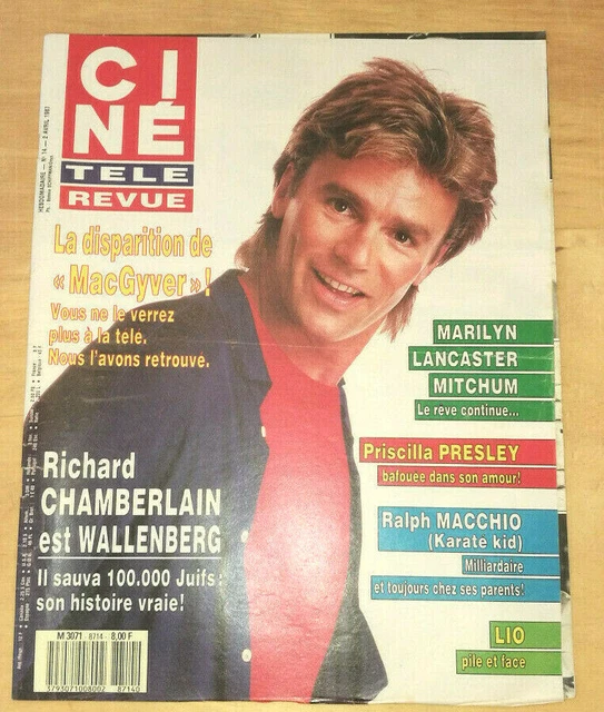 PROGRAMMES TV CINE Tele Revue N°14 2 Avr 1987 Disparition De Macgyver ...