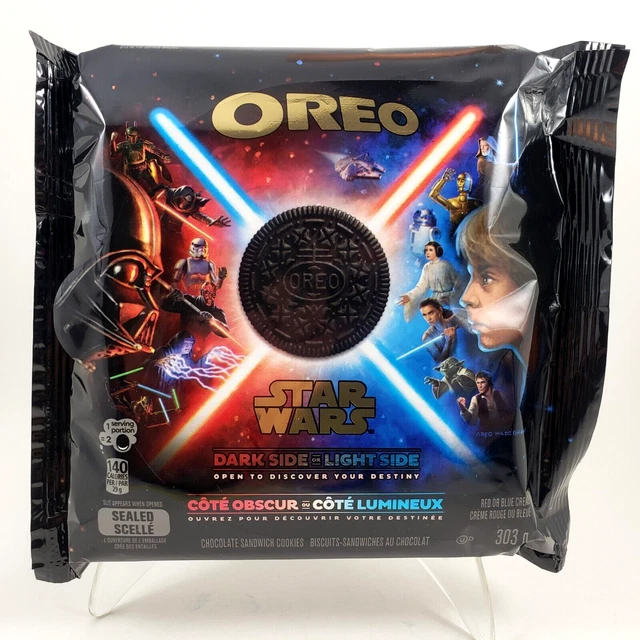 STAR WARS OREO Limited Edition Dark Side or Light Side Cookies.Luke ...