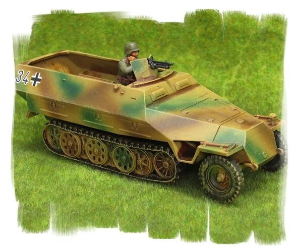 PAINTED! - SDKFZ 251 Half-Track - 28mm WW2 - World War II Bolt Action £ ...