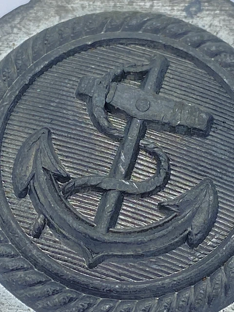 WW2 BRITISH ROYAL Navy Greatcoat/ Overcoat 30mm Button Manufacturing ...