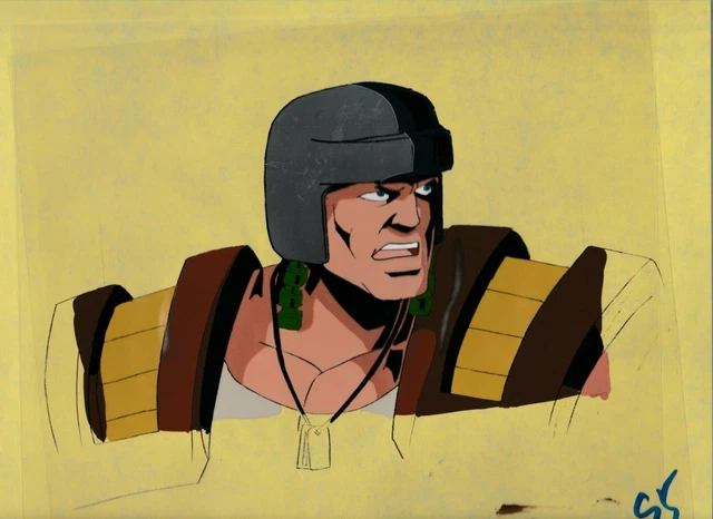 GI JOE DESSIN Animé 10,5x9,5" Animation Production Cel FN+ 6,5 SC380 S5 ...