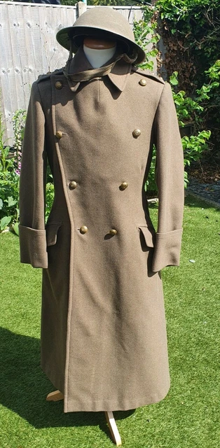 OFFICERS WW2 BRITISH ARMY OFFICER GREATCOAT Royal Engineers Captain ...