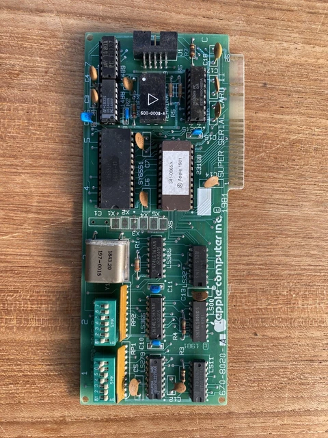 CARTE APPLE Super Serial Card II Pour Apple IIe Et Compatibles EUR 49 ...