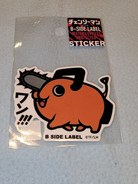 POCHITA CHAINSAW MAN Sticker B-SIDE LABEL Made in Japan UV & water ...