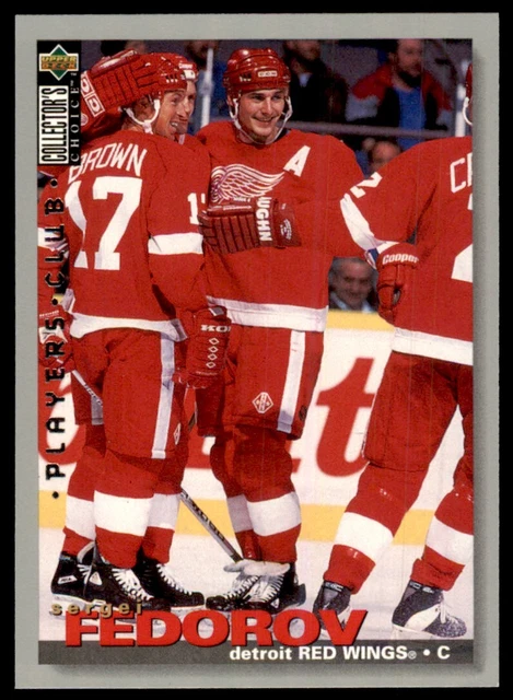1995-96 COLLECTOR'S CHOICE Player Club Sergei Fedorov Detroit Red Wings #148 $1.50 - PicClick CA