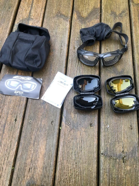 BRITISH ARMY ESS V12 Ballistic Tactical Goggles Safety Protective ...