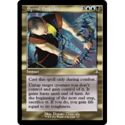 SPINAL EMBRACE (CADRE rétro) X4 M/NM Magic MTG Dominaria Remastered EUR ...