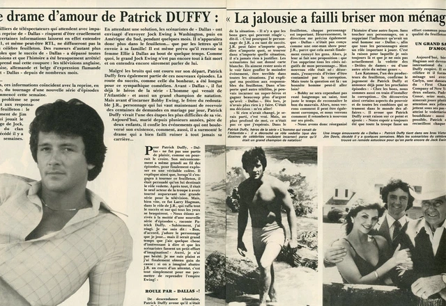 COUPURE DE PRESSE Clipping 1981 Patrick Duffy (4 pages) EUR 5,00 ...