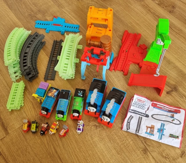 THOMAS THE TANK Engine Track Master Bundle Train Set Tracks Glow Toys £ ...