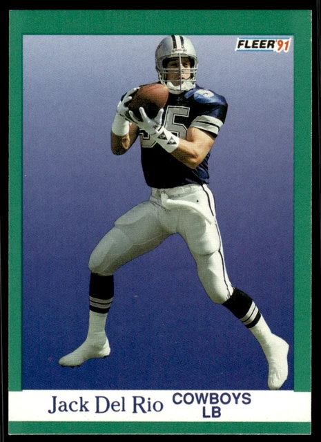 1991 FLEER JACK Del Rio Dallas Cowboys #229 EUR 1,69 - PicClick FR