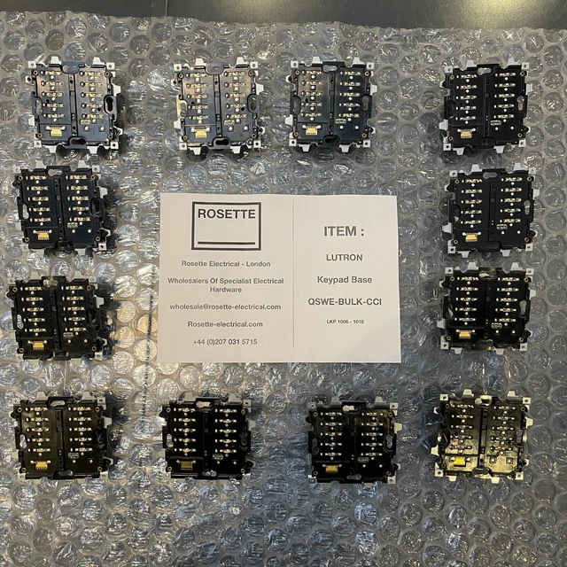 LUTRON KEYPAD BASE - QSWE-BULK-CCI - With 12 Months Warranty - INC VAT ...