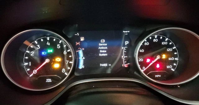 2018 COMPASS OE Speedometer Gauge Cluster 74K Miles Jeep $157.04 ...