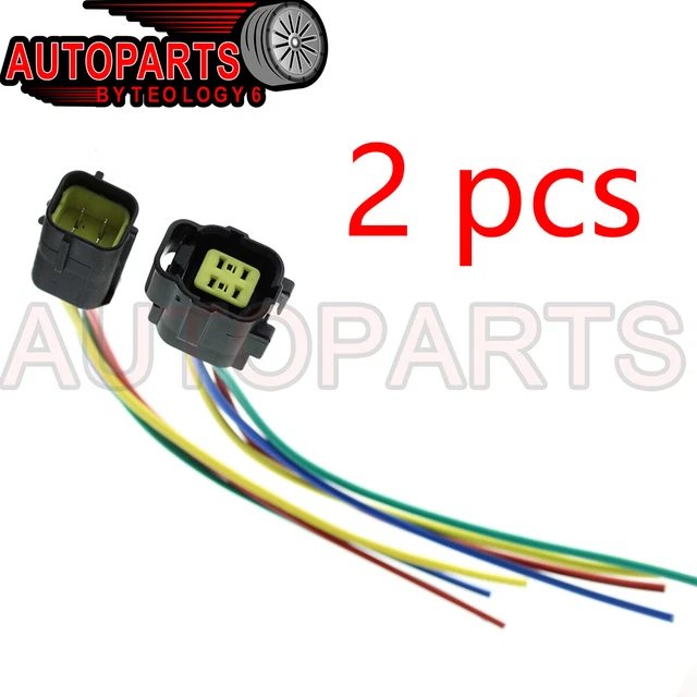 1X FEMALE AND Male Connector SET 4-Way for O2 Oxygen Sensor 234-4721 ...