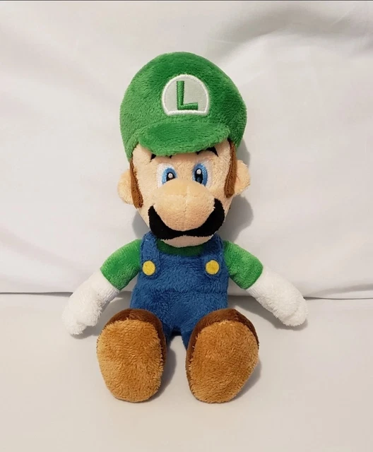 OFFICIAL NINTENDO NEW Super Mario Bros Wii Soft Luigi Plush Toy 9" inch ...