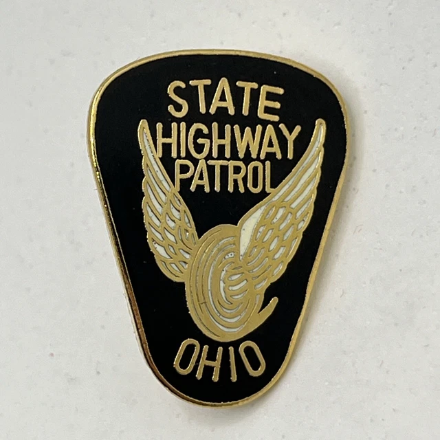 OHIO HIGHWAY PATROL Trooper Police Law Enforcement Enamel Lapel Hat Pin ...